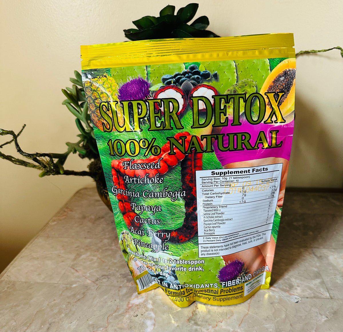 SUPER DETOX 14oz 400g 100% NATURAL – Medicinas Naturales Store LLC