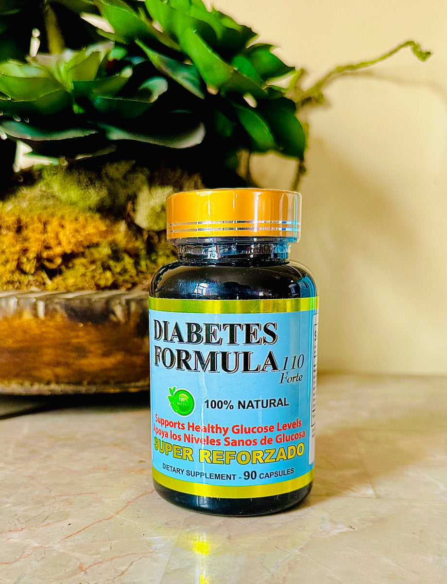 Diabetes Formula 110 Forte 90 Capsules Supports Healthy Glucose Levels ...