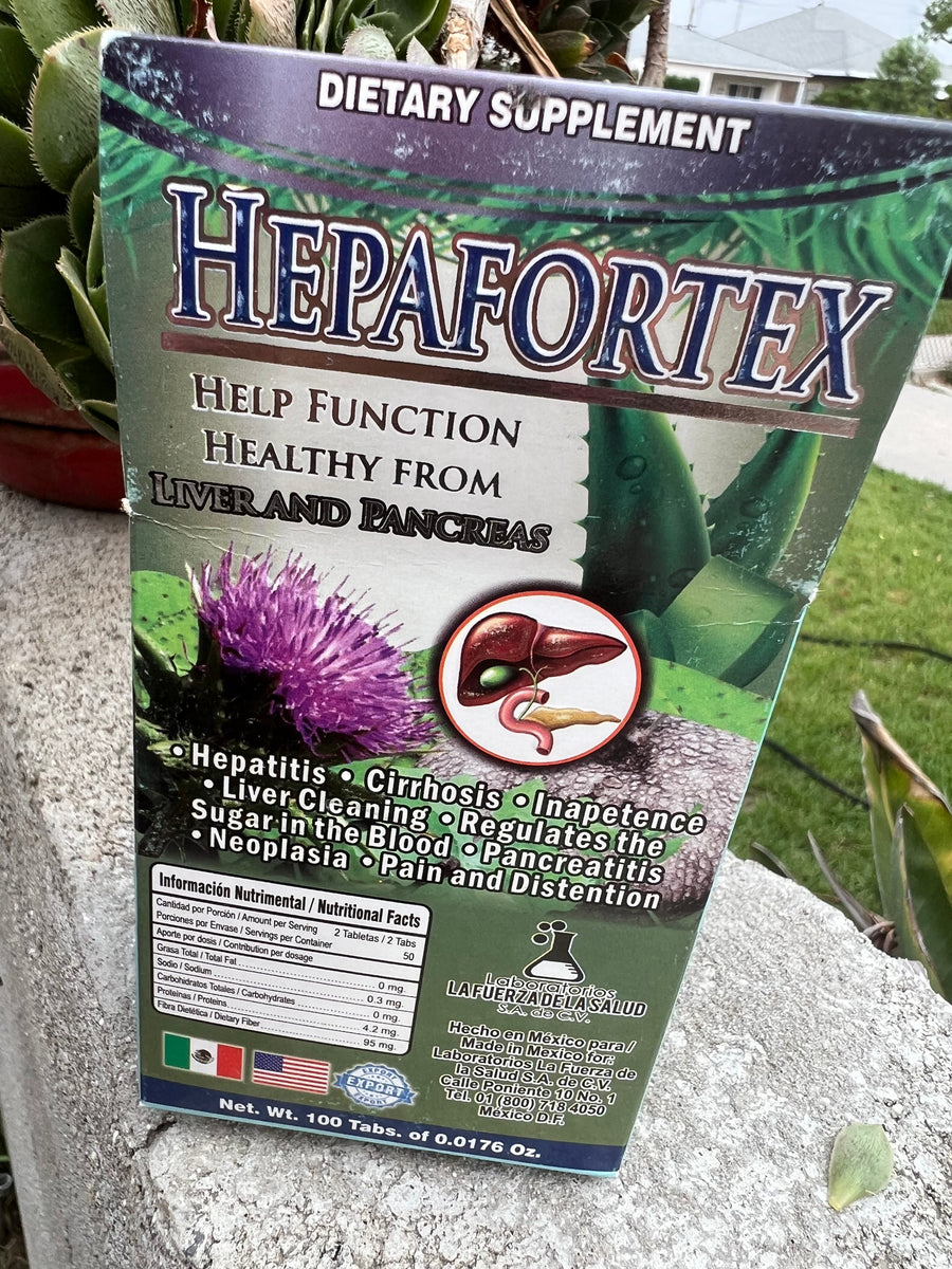 HEPAFORTEX Hígado y Páncreas 100 Tabs. de 500 mg – Medicinas Naturales ...