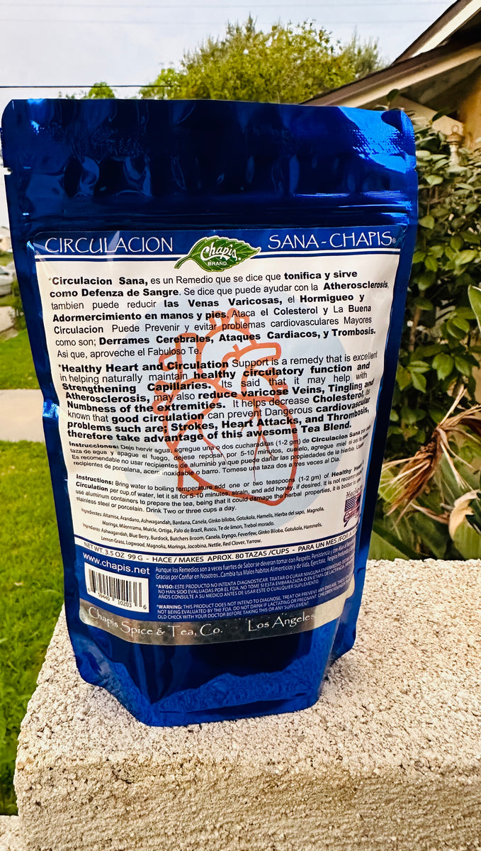 Circulación Sana Healthy Heart & Circulation 3.5oz Tea – Medicinas ...