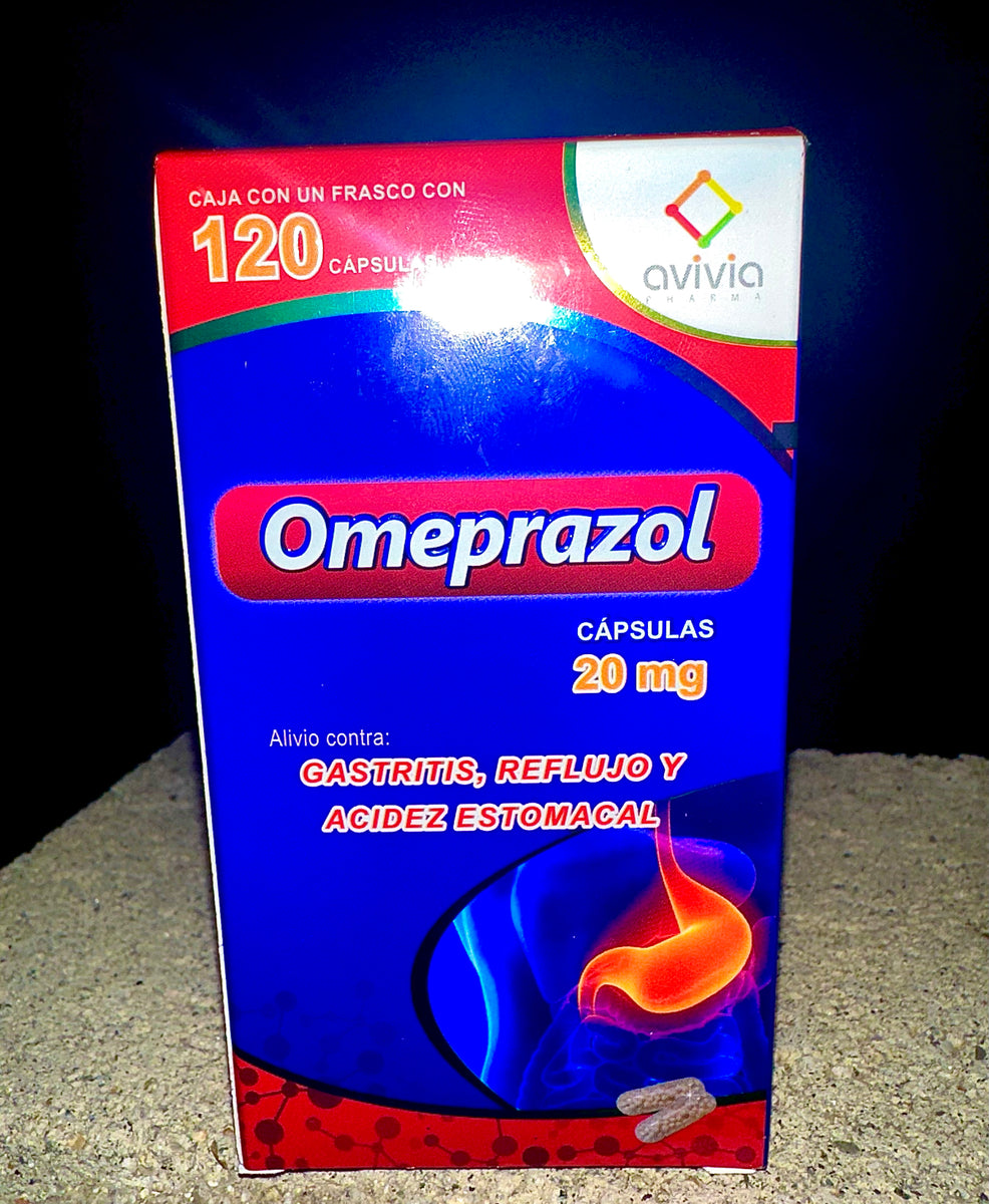 Omeprazol 120 Cápsulas 20 mg – Medicinas Naturales Store LLC