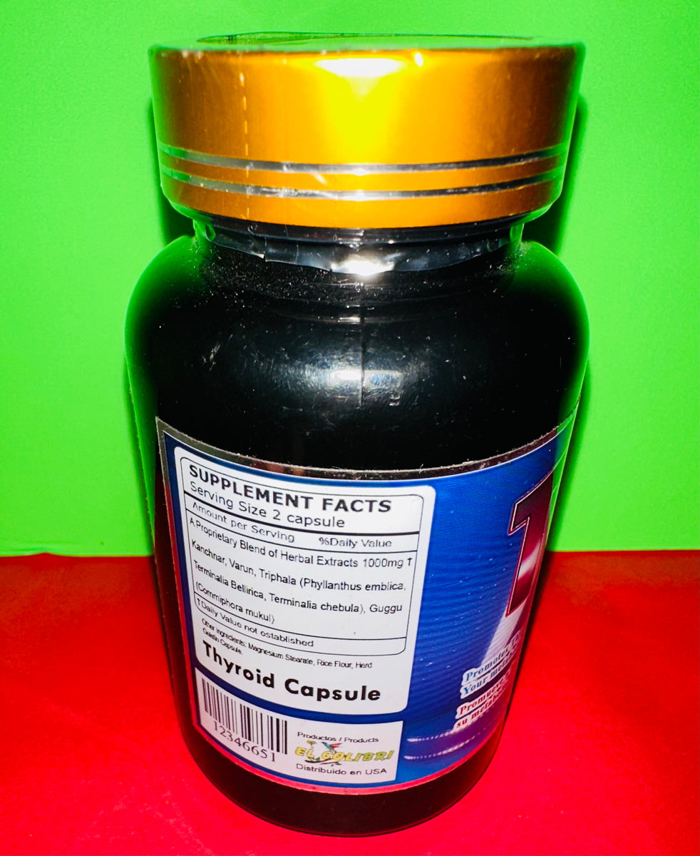 Tiroide Thyroid Capsules 90 Capsules 1000mg – Medicinas Naturales Store