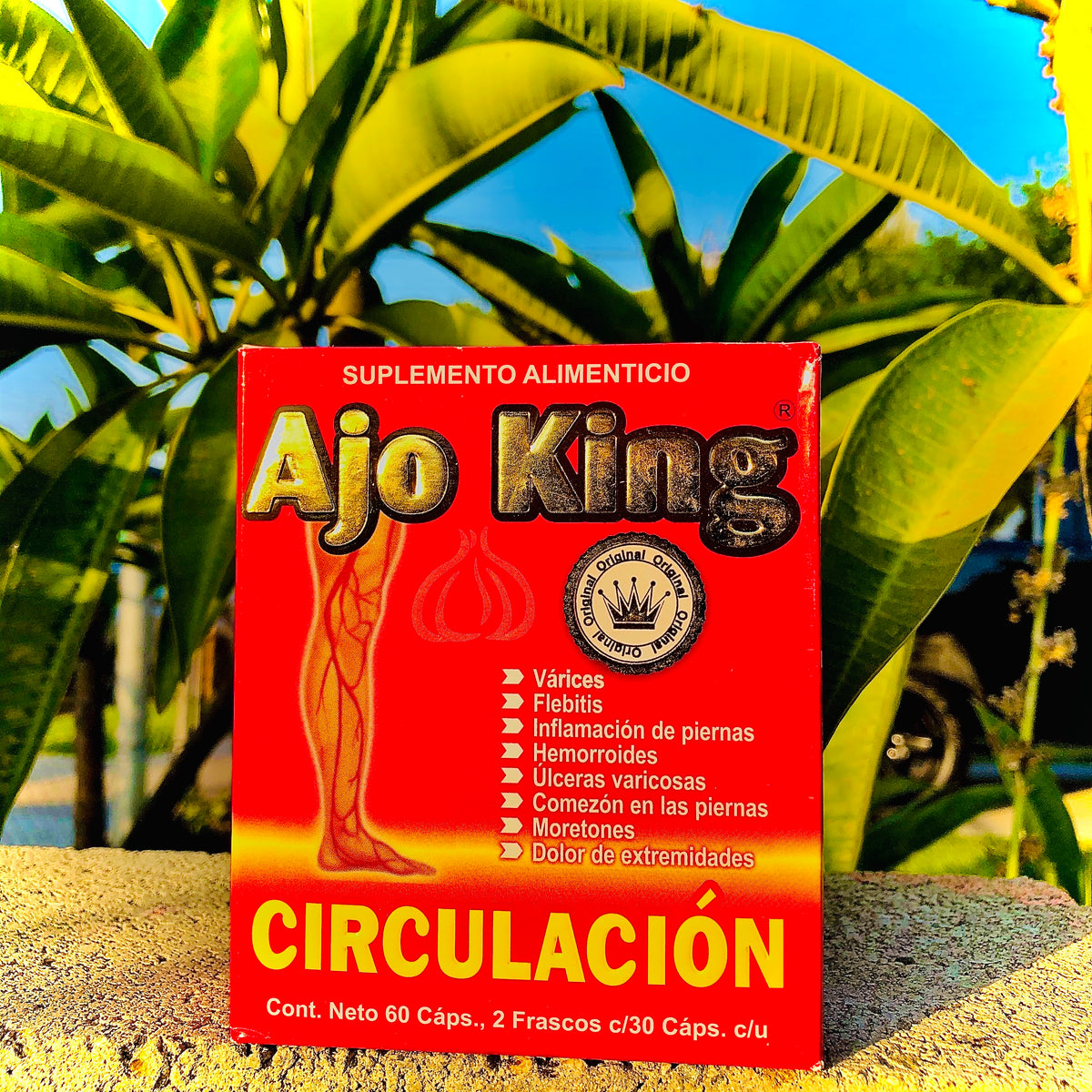 Ajo 🧄 King 👑 Circulación 🩸 60 & 30 Capsules – Medicinas Naturales Store LLC