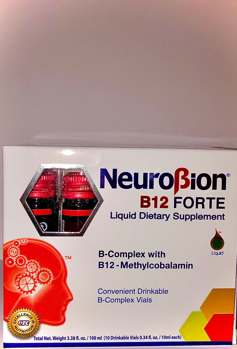 NeuroBion B12 FORTE 10 Drinkable vials – Medicinas Naturales Store LLC