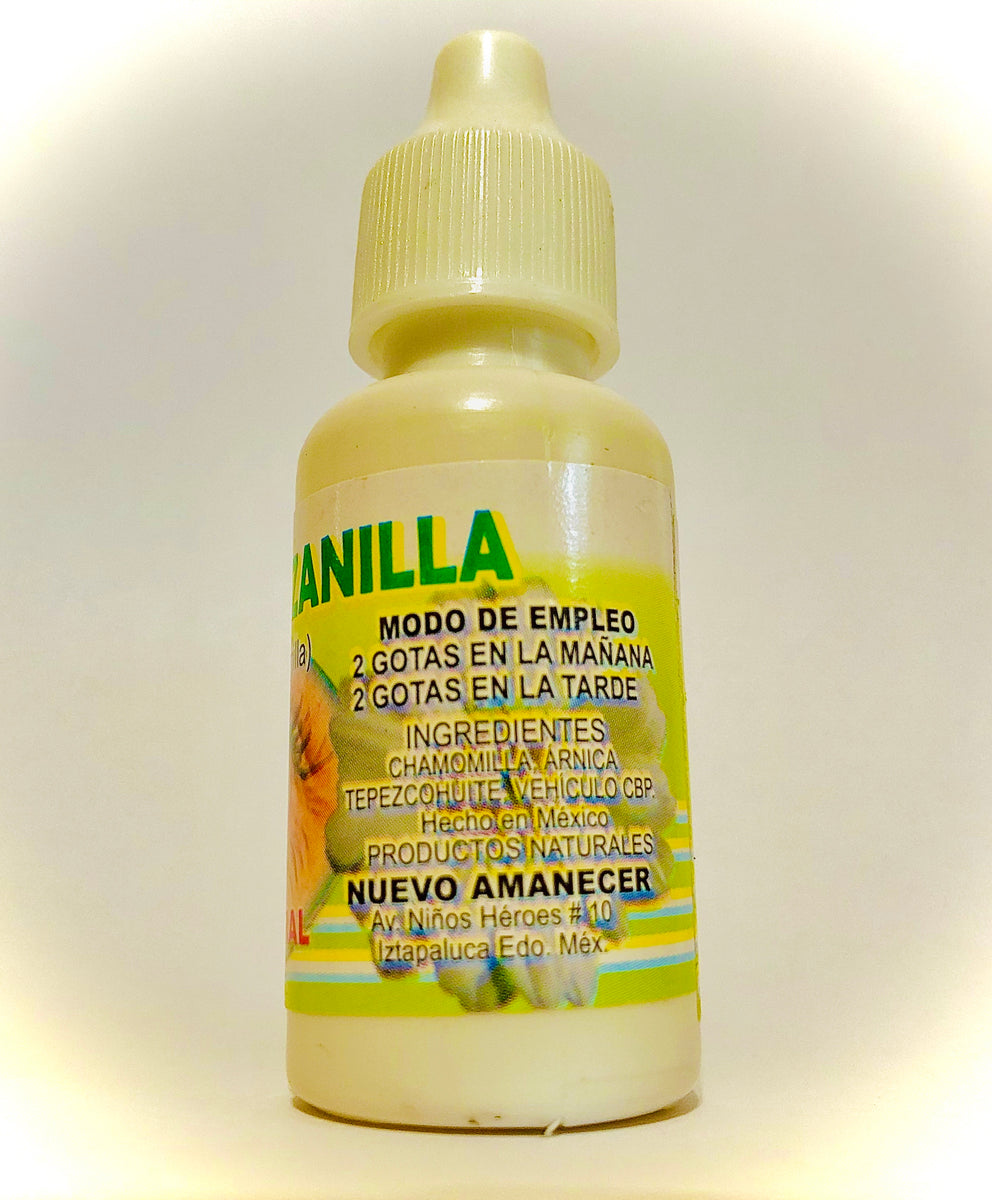 Gotas de Manzanilla – Medicinas Naturales Store LLC