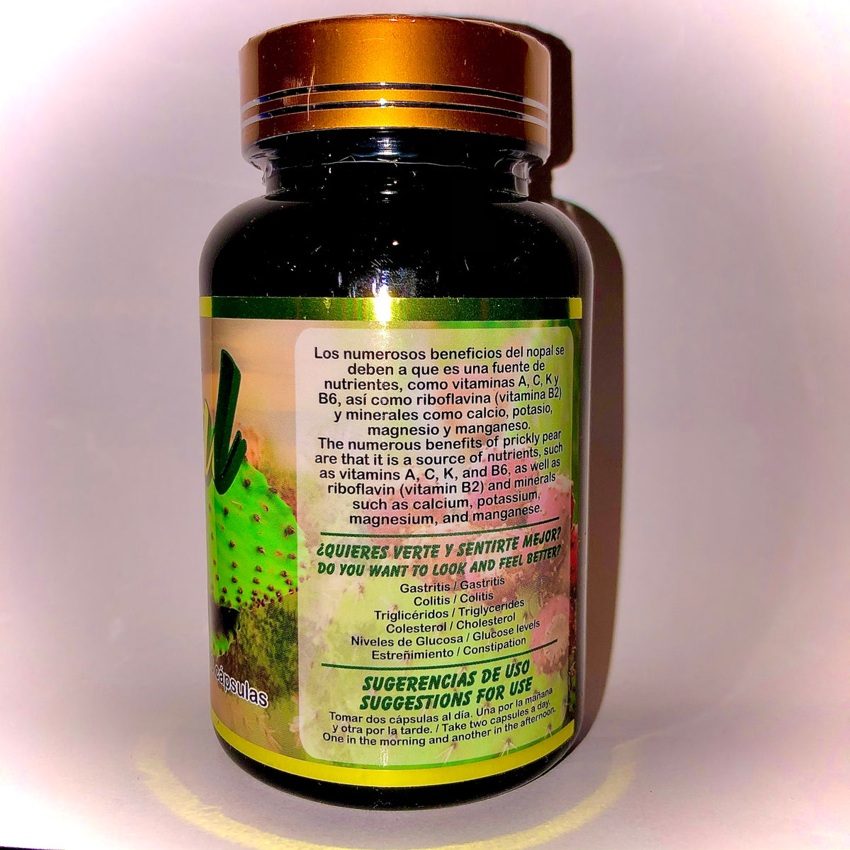 Nopal 90 Capsules – Medicinas Naturales Store LLC
