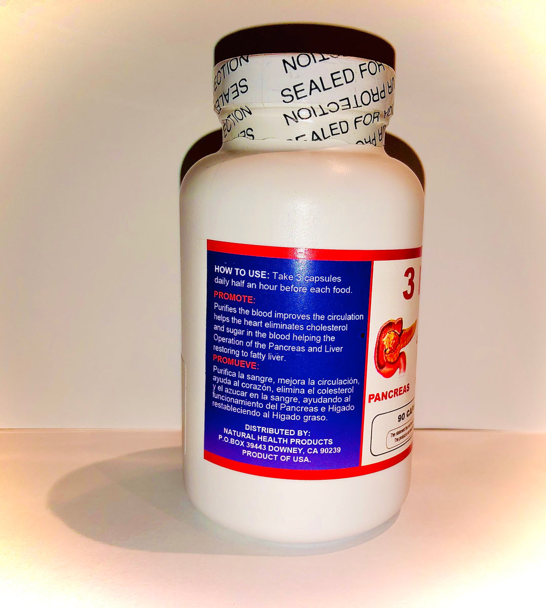 3 en 1 Pancreas, Rinon, Higado (90) Capsules 650 mg – Medicinas ...