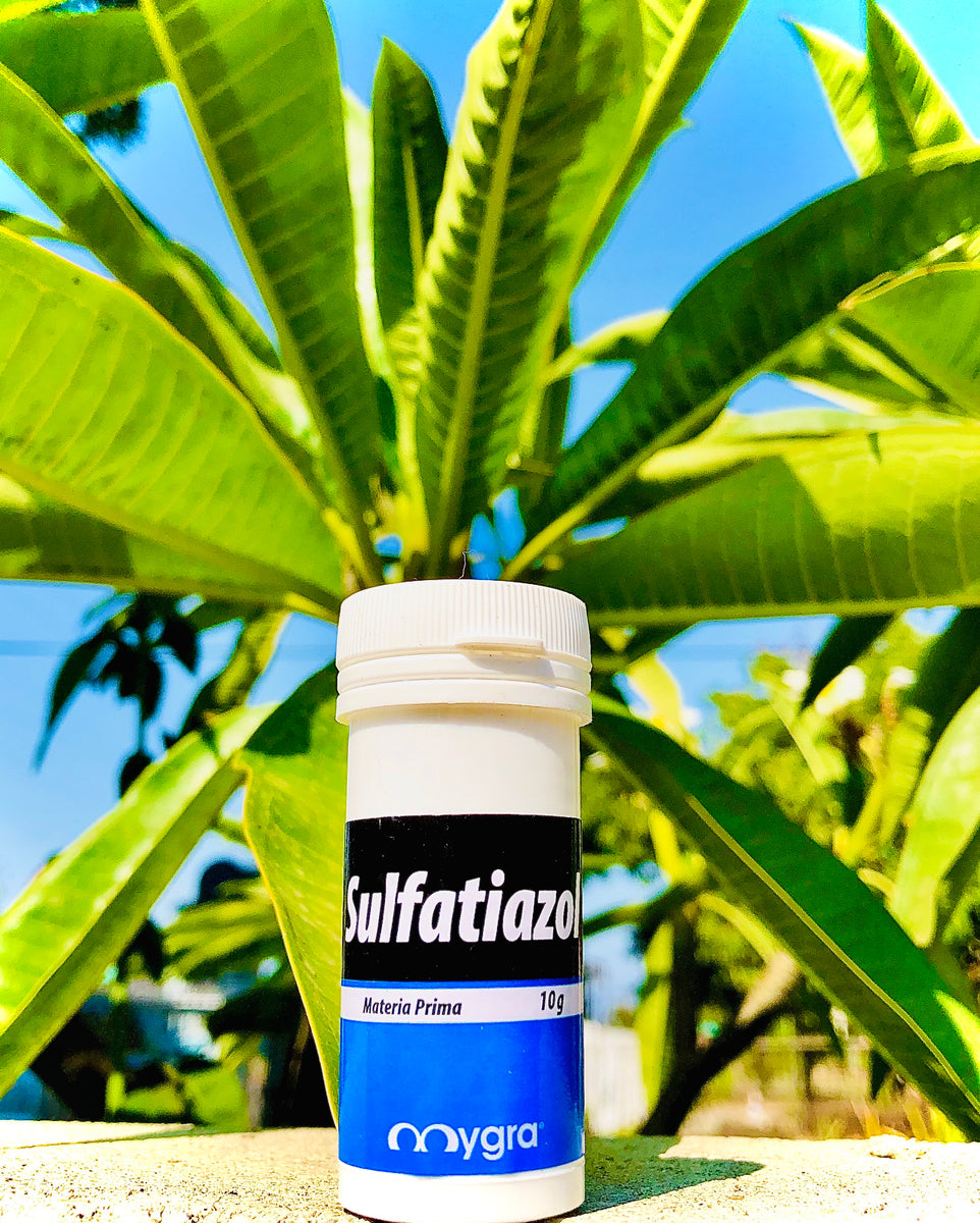 Sulfatiazol Materia Prima 10g (color on label could be different ...