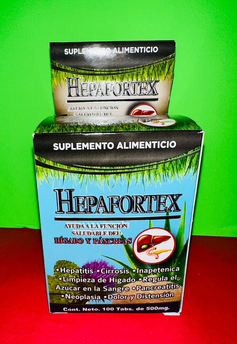 Hepafortex 100 Tabletas de 500mg – Medicinas Naturales Store