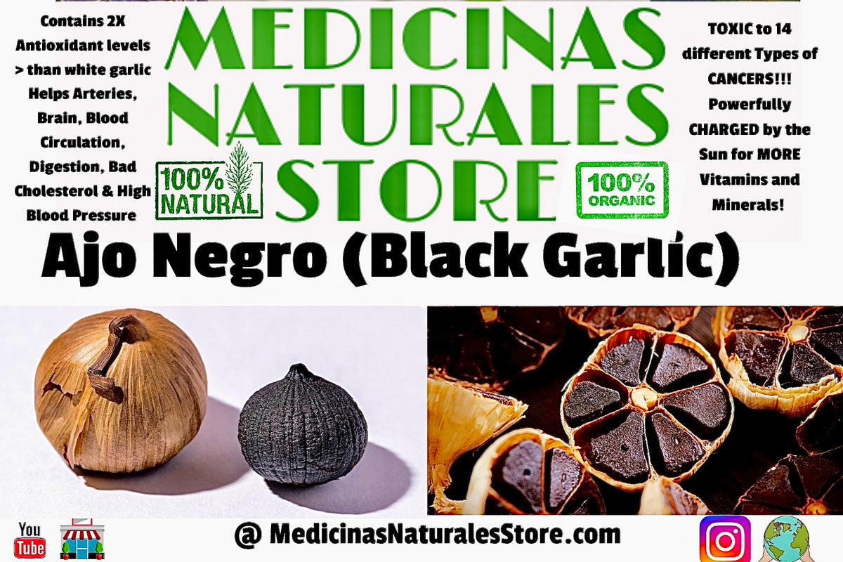 Ajo 🧄 Negro Black Garlic Organic 🧄 – Medicinas Naturales Store