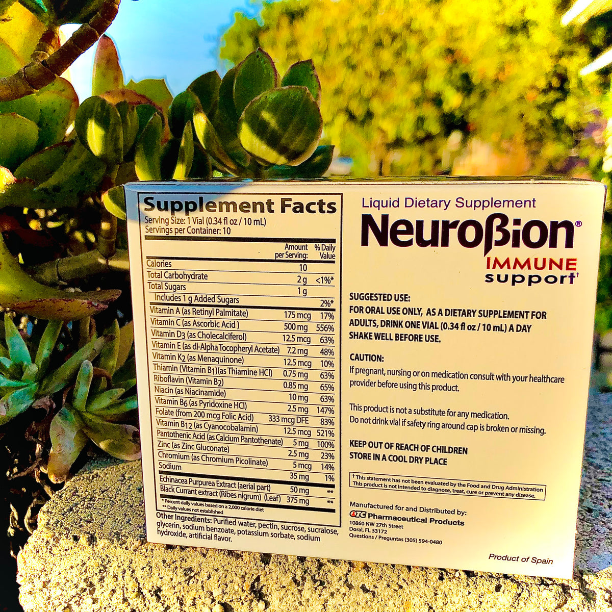 NeuroBion IMMUNE SUPPORT 10 Drinkable Vials 🧪 – Medicinas Naturales ...
